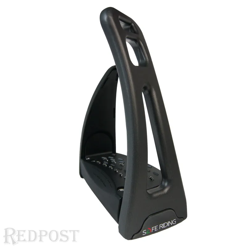 Equiline S1 Safety First Stirrups - Anthracite/Black TO HIRE