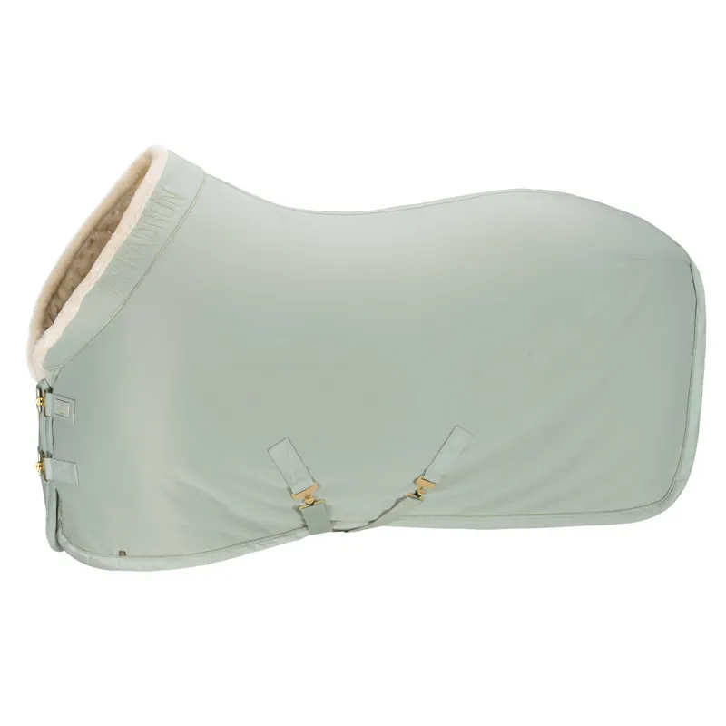 Eskadron Heritage Aerial Faux Fur Sweat Rug - Sea Salt