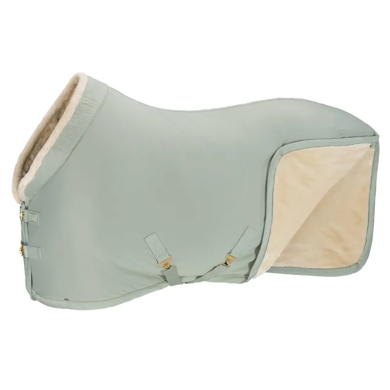 Eskadron Heritage Aerial Faux Fur Sweat Rug - Sea Salt