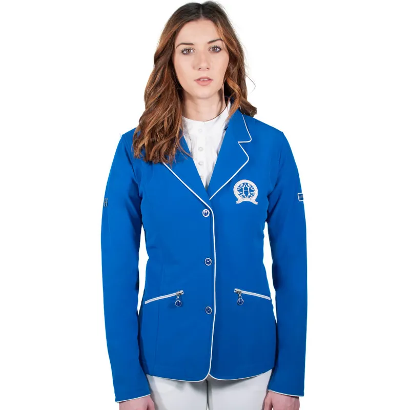 Harcour Chiara Ladies Softshell Competition Jacket - Electric Blu