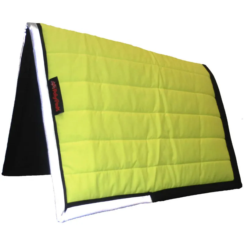 PolyPads Classic Single Saddlepad - Yellow/Reflective