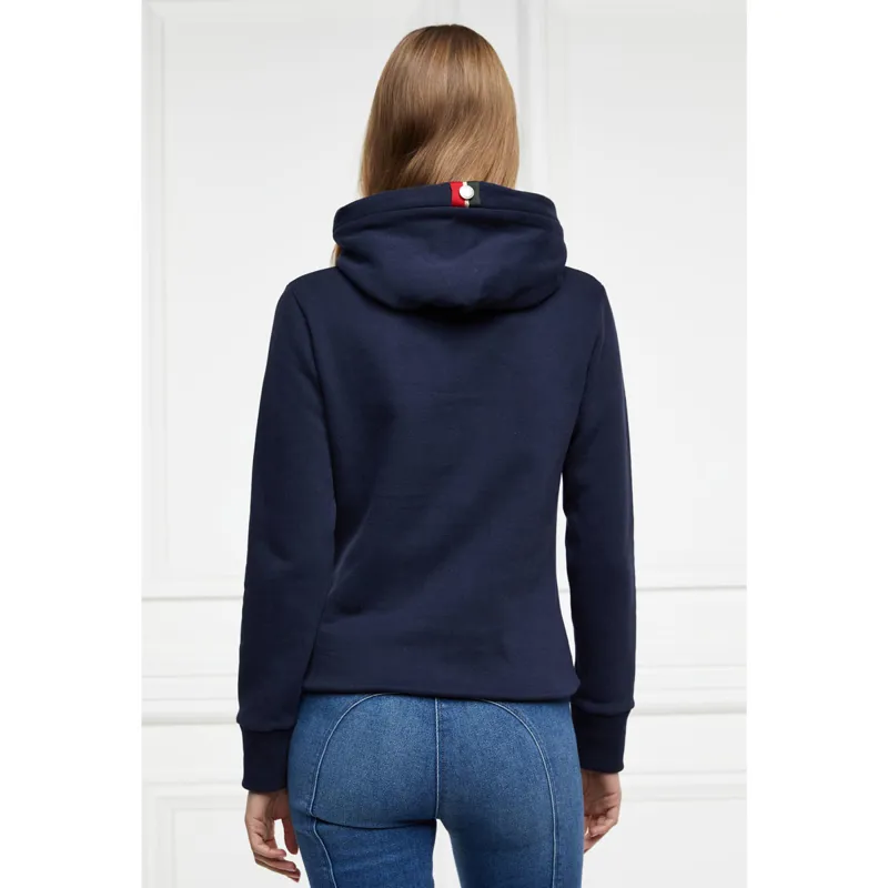 Holland Cooper Hickstead Logo Ladies Hoodie - Ink Navy