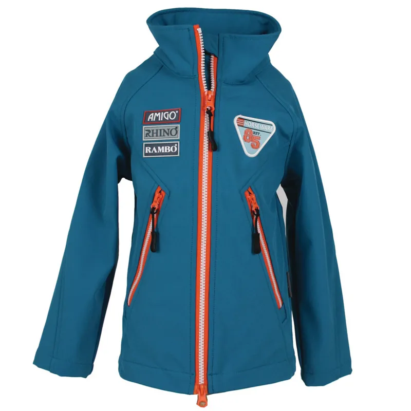 Horseware Kids Softshell Summer Jacket - Teal Blue