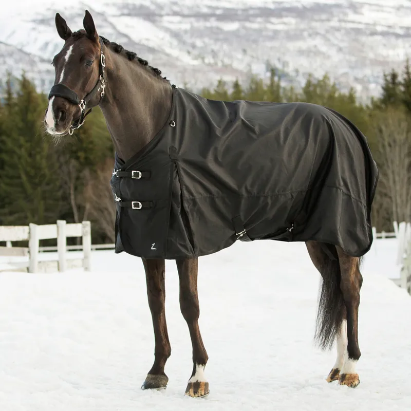 Horze Nevada 1200D Standard Neck Lightweight Turnout Rug - Black