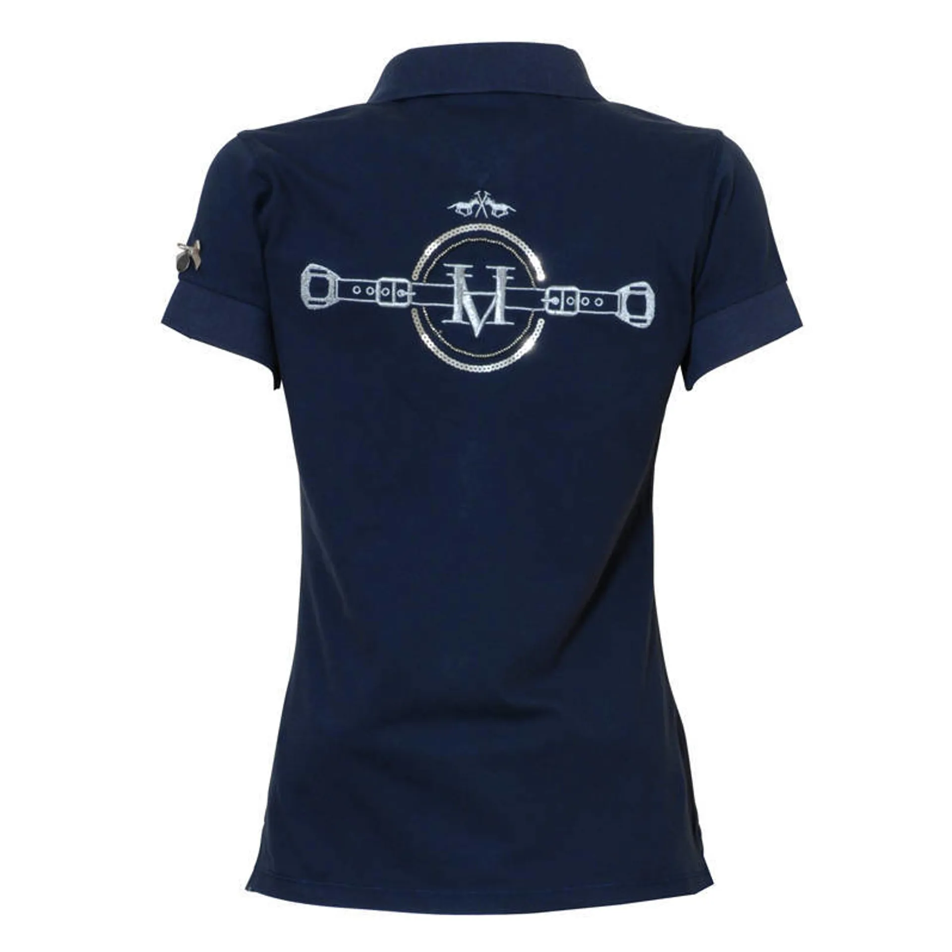 HV Polo Ranches Womens Polo Shirt - Navy Blue