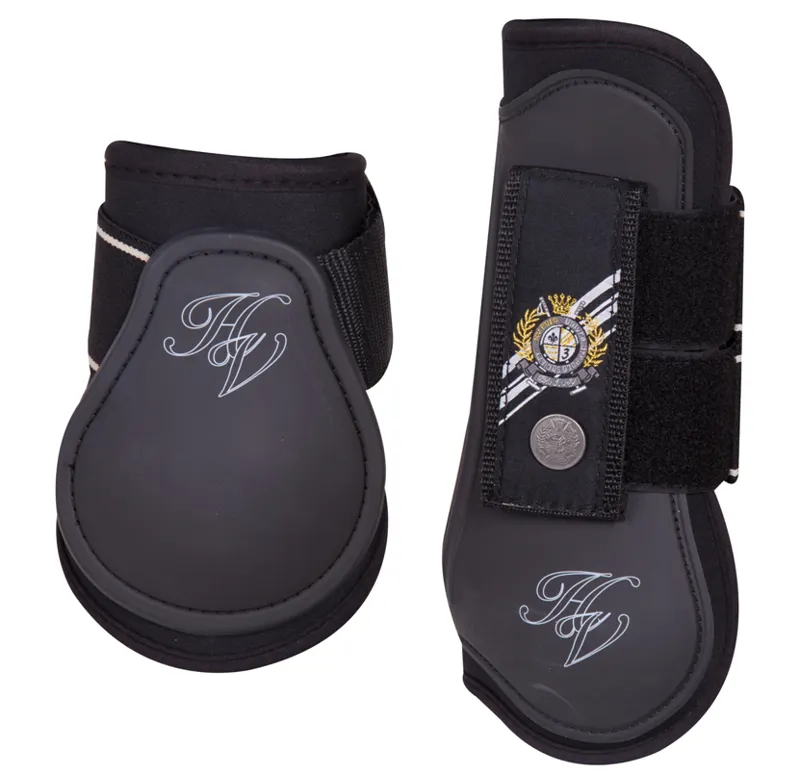 HV Polo Original Tendon/Fetlock Boot Set - Black