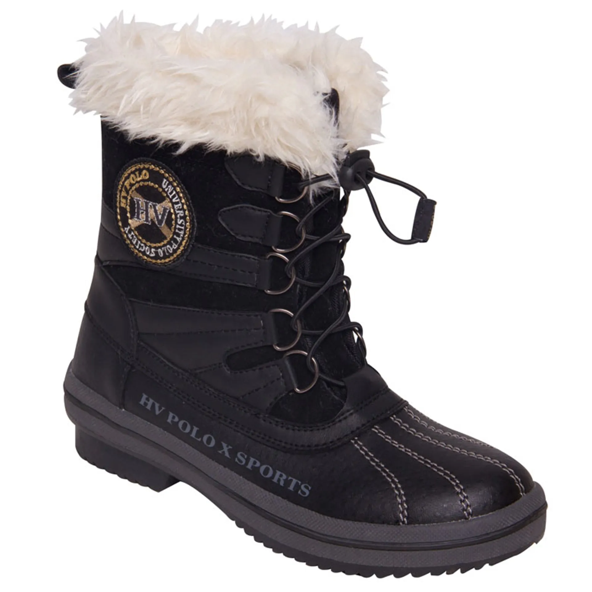 HV Polo Winter Shoes Boots - Black