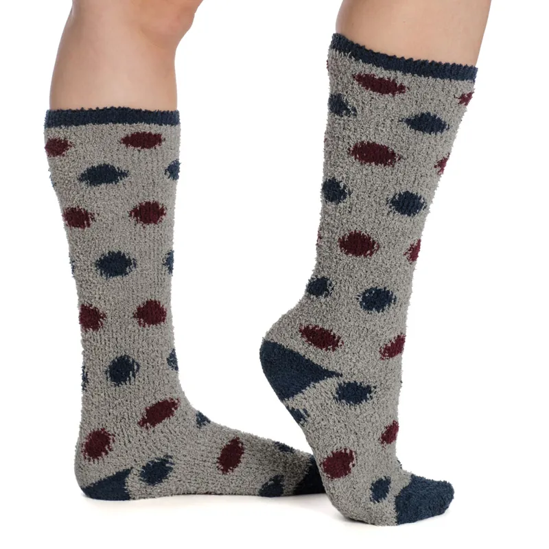 Horseware Softie Ladies Socks - Grey Dot