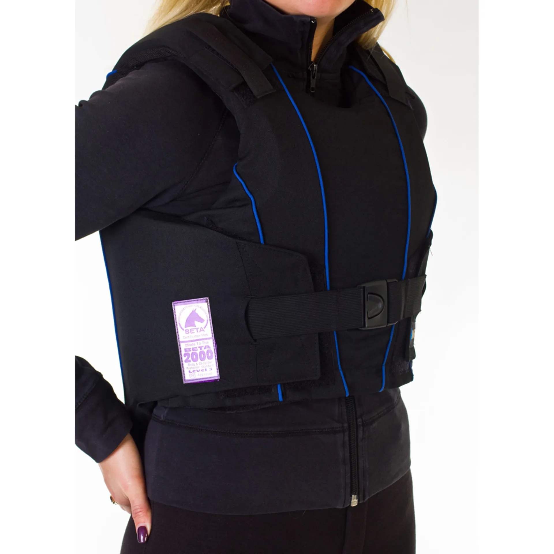 Hy Body Protector - Black/Royal