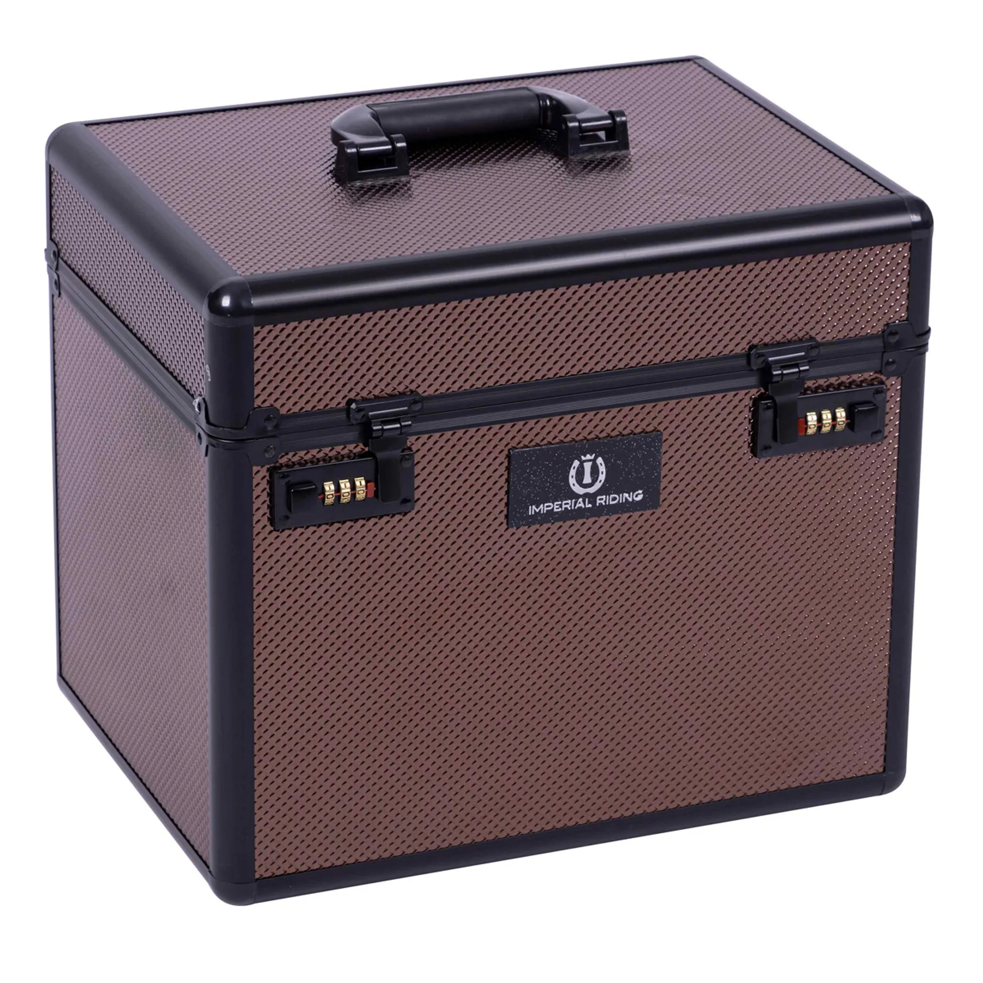 Imperial Riding Shiny Grooming Box - Bronze/Black