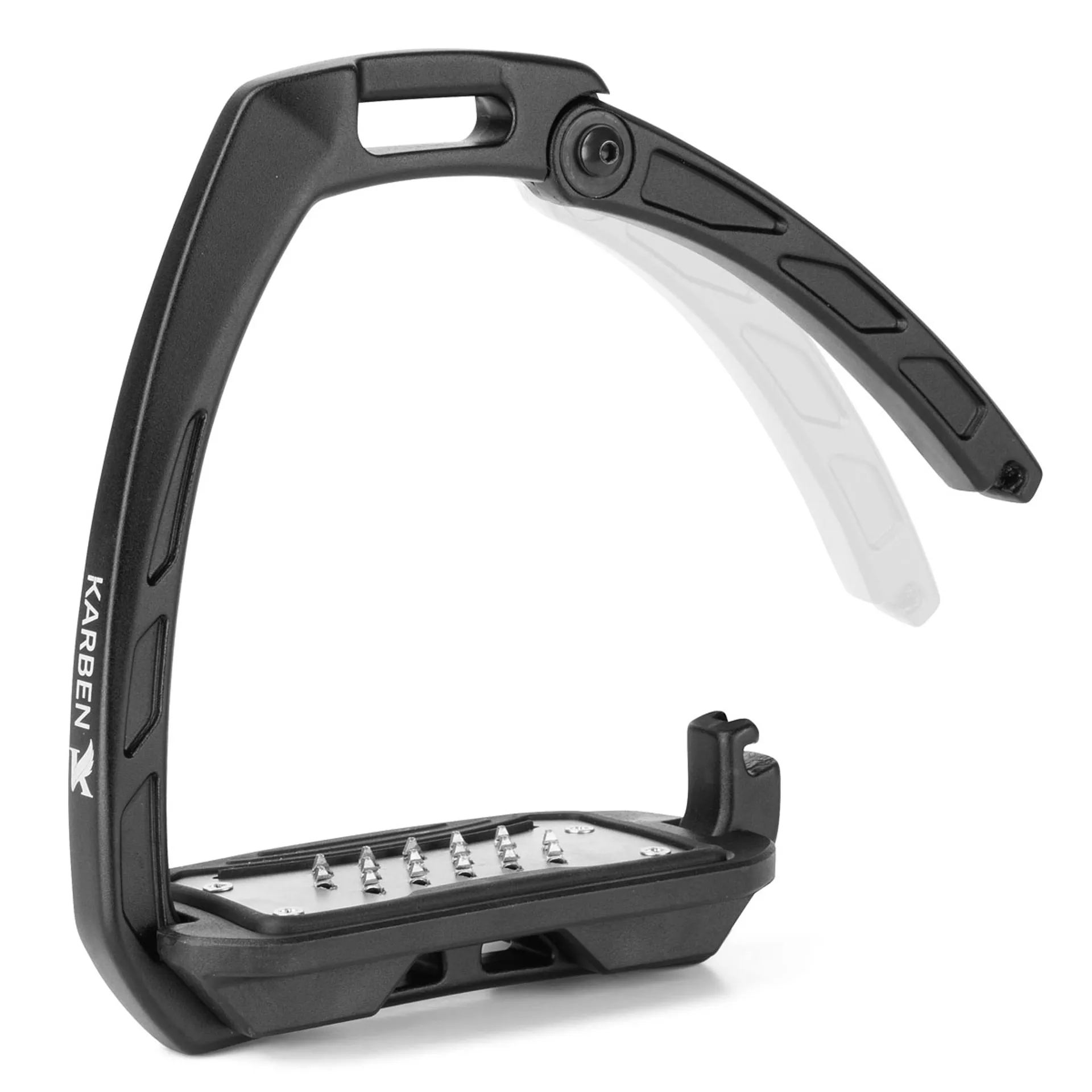 Karben Ultra Grip Stirrups - Black