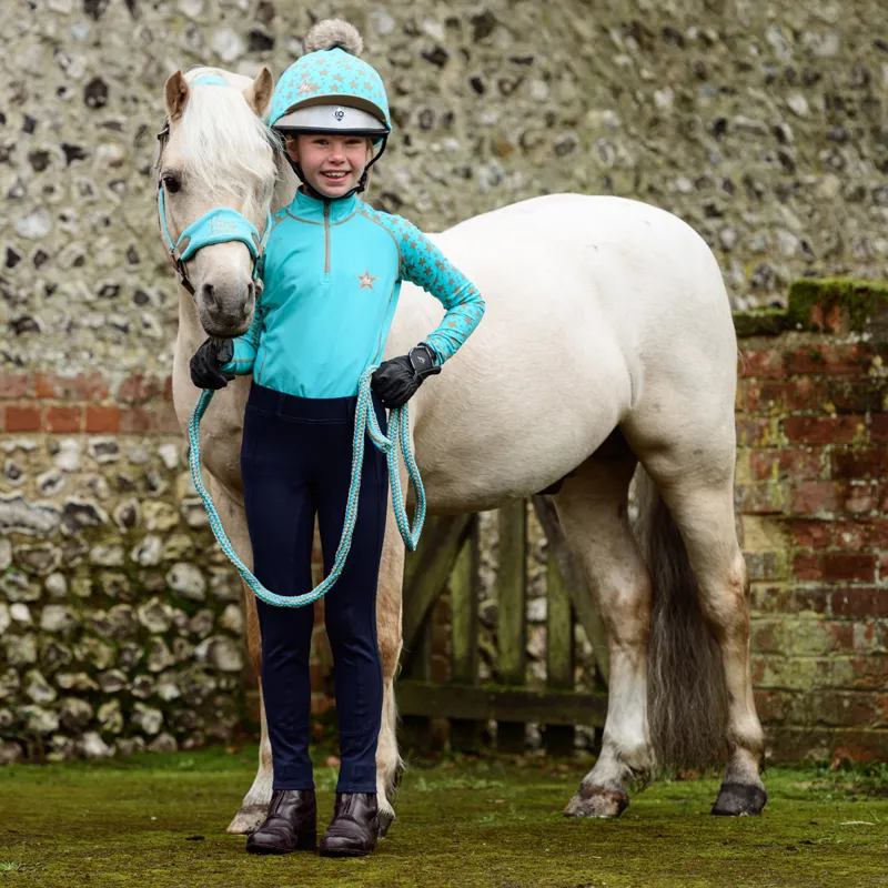 LeMieux Mini Vogue Headcollar and Lead Rope Set - Azure