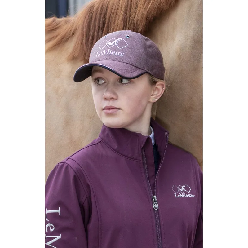 LeMieux Seamless Baseball Cap - Burgundy