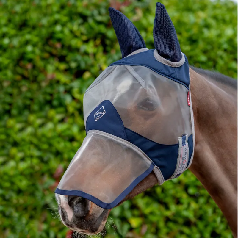LeMieux Armour Shield Fly Protector Full Mask - Navy