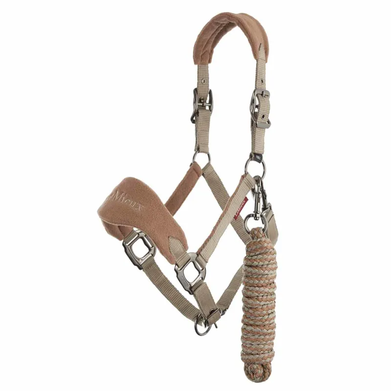 LeMieux Vogue Headcollar and Lead Rope Set - Mink