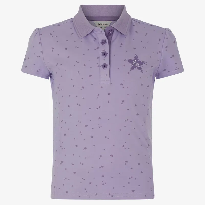 LeMieux Mini Junior Polo Shirt - Wisteria