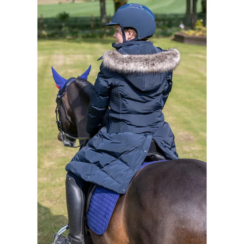 LeMieux Loire Ladies Winter Riding Long Jacket - Navy