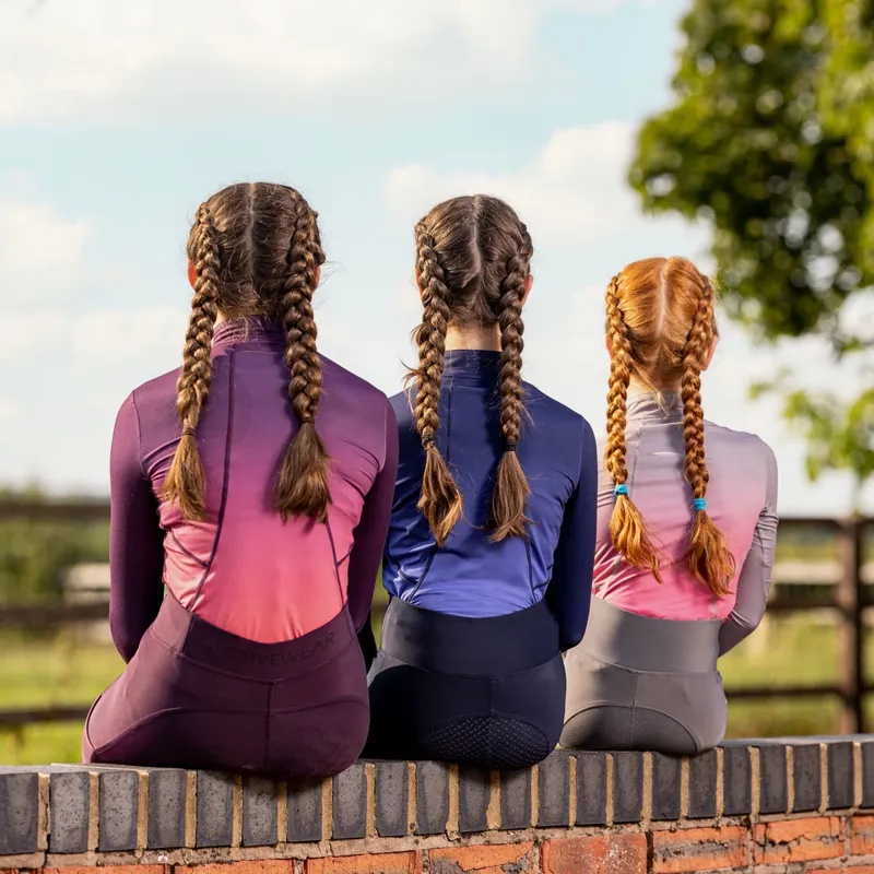 LeMieux Spectrum Young Rider Junior Base Layer - Bluebell