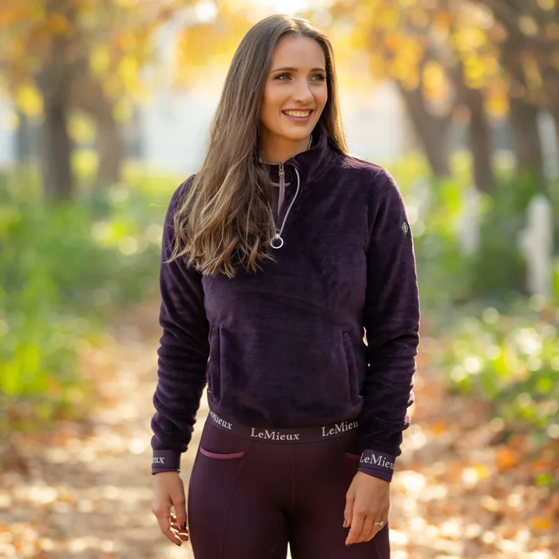 LeMieux Liberte Ladies Quarter Zip Fleece - Fig