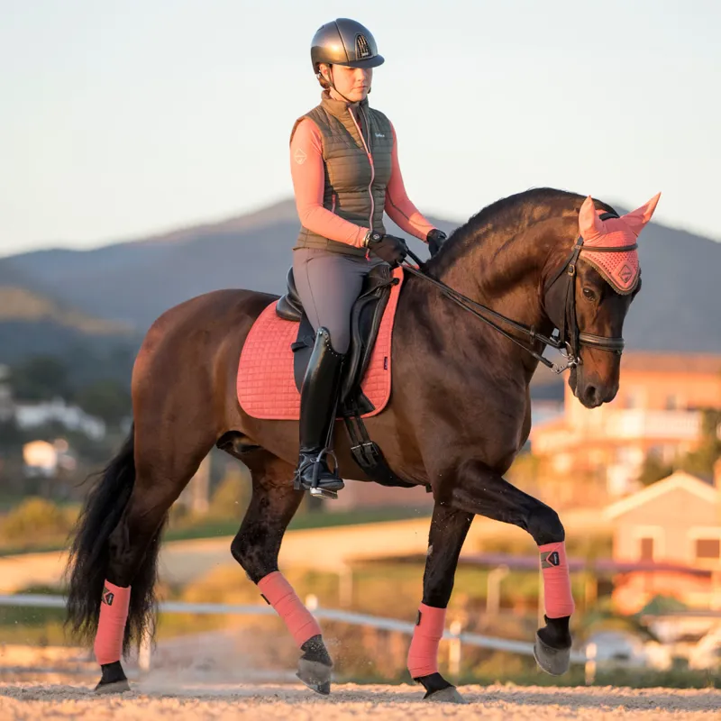 LeMieux ProSport Suede Dressage Square - Sorbet LeMieux ProSport Suede Dressage Square - Sorbet