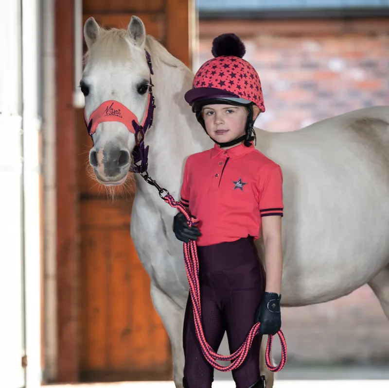 LeMieux Mini Vogue Headcollar and Lead Rope - Papaya