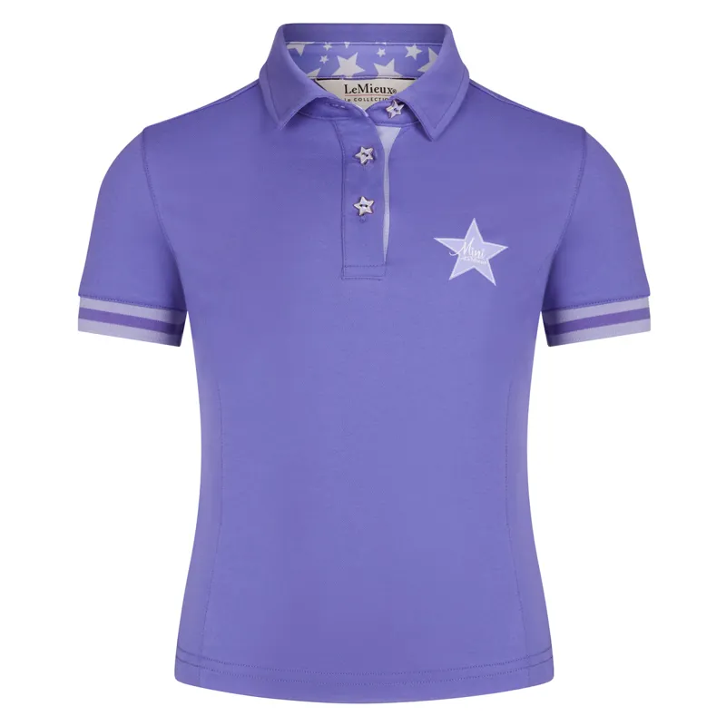 LeMieux Mini Junior Polo Shirt - Bluebell