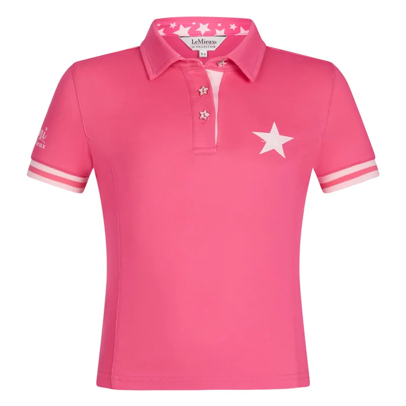 LeMieux Mini Junior Polo Shirt - Watermelon