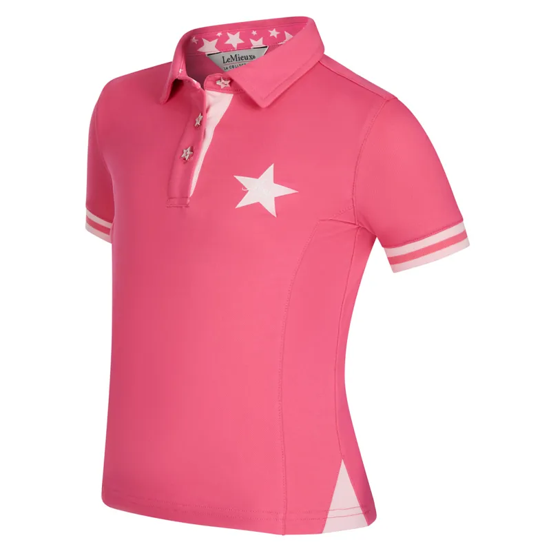LeMieux Mini Junior Polo Shirt - Watermelon