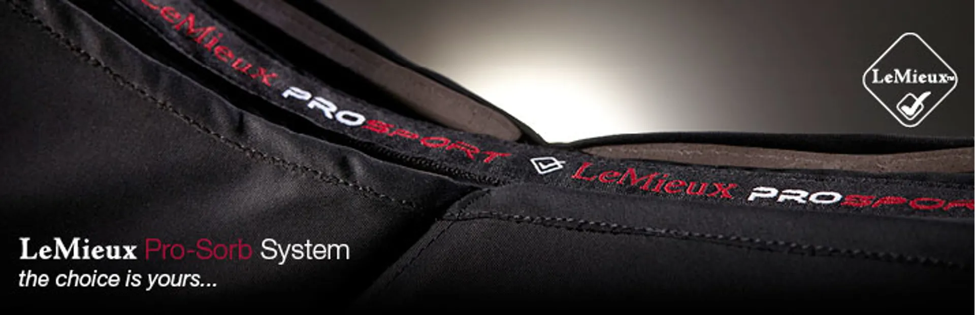 LeMieux Pro-Sorb Plain Half Pad Adjustable - White