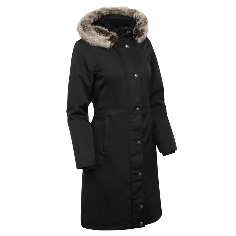LeMieux Waterproof Ladies Long Riding Coat - Black