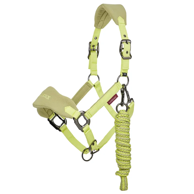 LeMieux Vogue Headcollar and Lead Rope Set - Kiwi