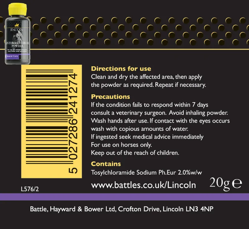 Lincoln Wound Cream 200g with Antibacterial Powder 20g - Special Offer