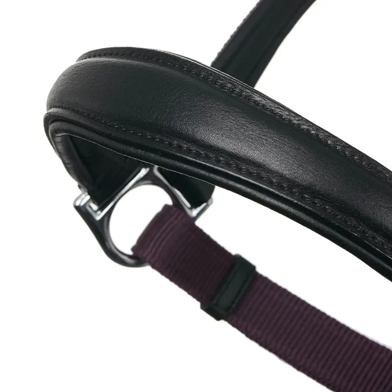 LeMieux Capella Leather Headcollar - Fig