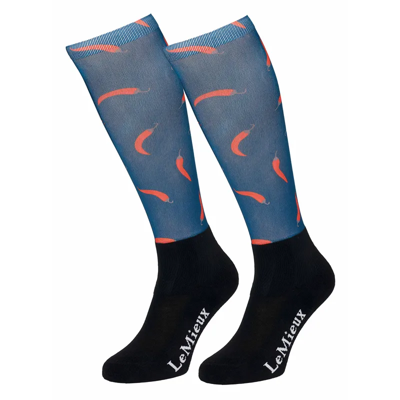 LeMieux Footsie Adults Socks - Chillies