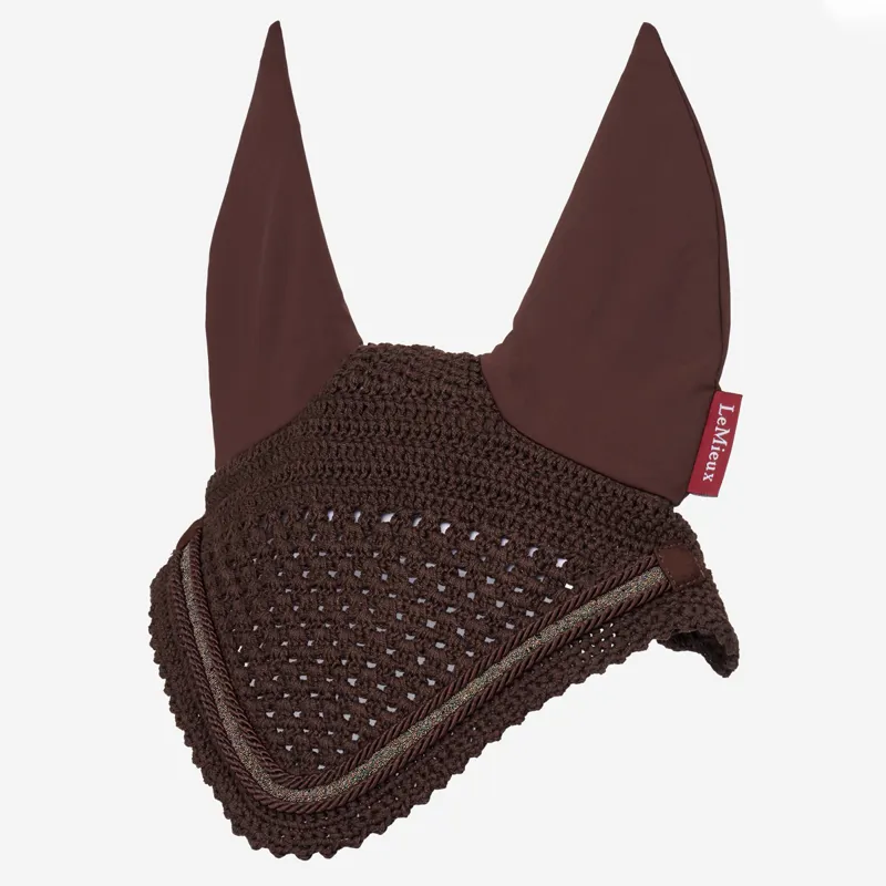 LeMieux Crystal Fly Hood - Brown