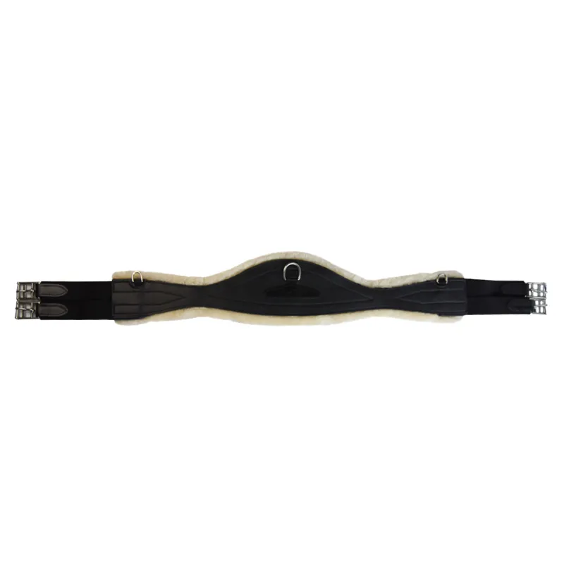 Mark Todd Deluxe Synthetic Elasticated Girth with Sheepskin Black