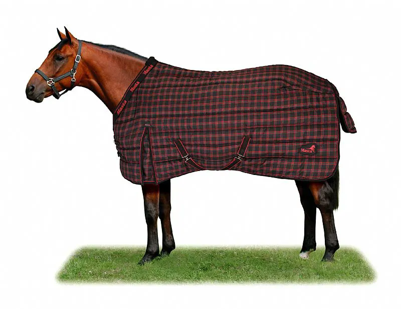 Masta Regal Heavy Stable Rug 420g - Black/Red