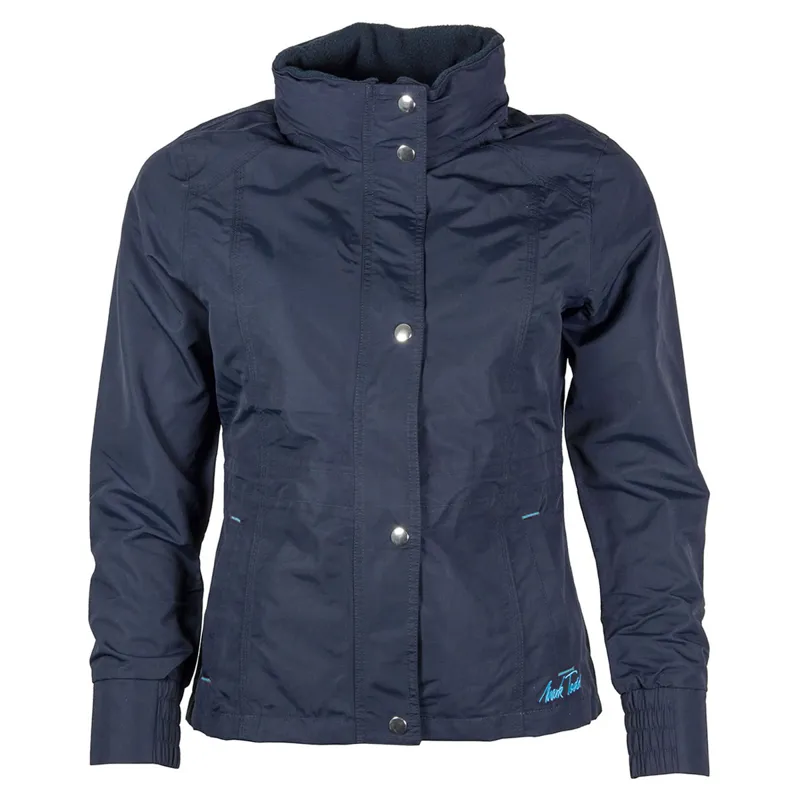 Mark Todd Waterproof Childs Padded Jacket - Navy/Aqua