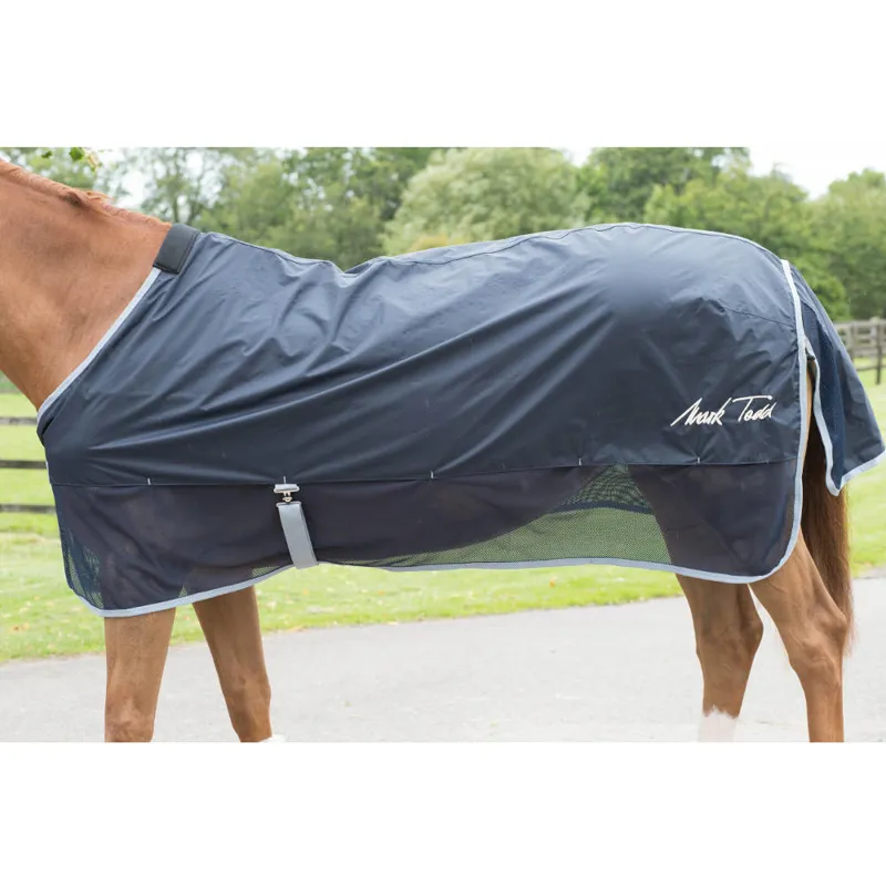 Mark Todd Showerproof Fly Rug - Navy