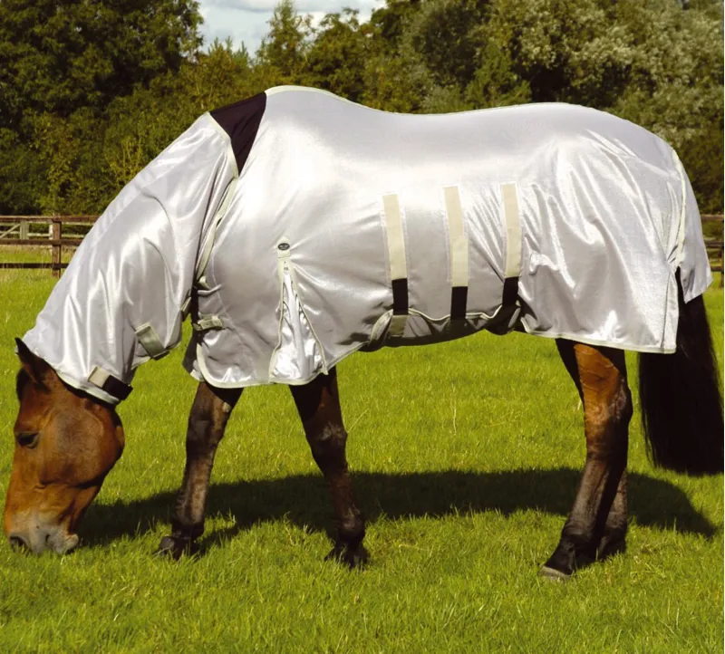 Mark Todd Ultra Fixed Neck Combo Fly Rug - Silver