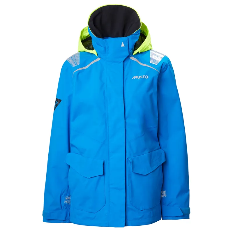 Musto BR1 Inshore Waterproof Ladies Jacket - Brilliant Blue