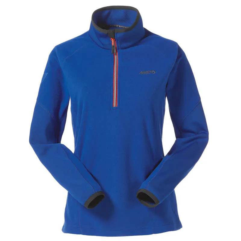 Musto ZP176 Ladies Zip Neck Microfleece - Royal Blue