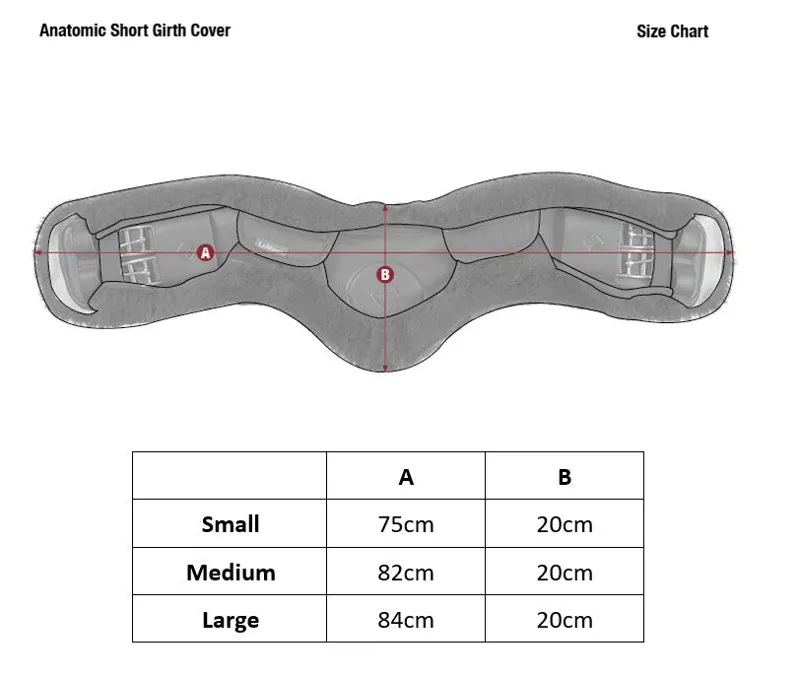 LeMieux Lambswool Anatomic Girth Cover - Natural