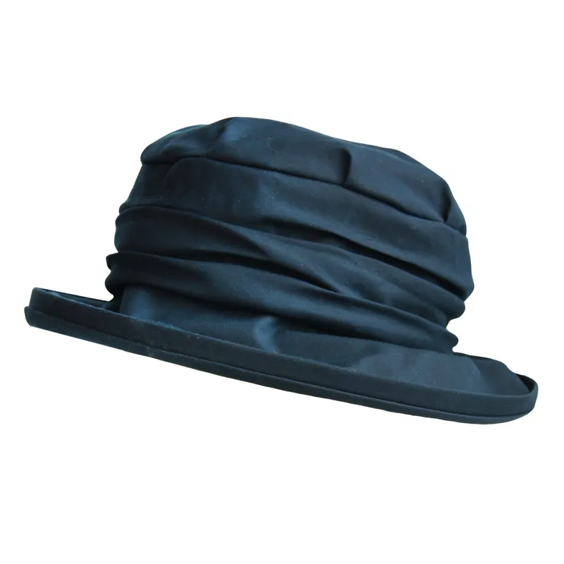 Olney Annabel Ladies Wax Rouched Hat - Navy