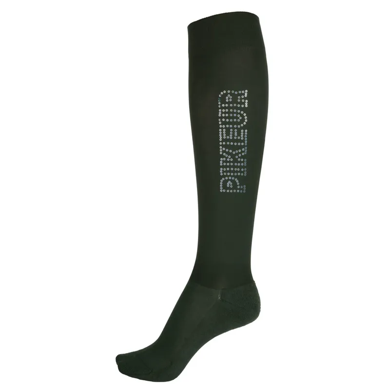 Pikeur 173200 Sequin Knee Socks - Pine Green