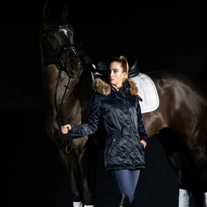 Pikeur Alania Waterproof Ladies Parka Jacket - Nightblue