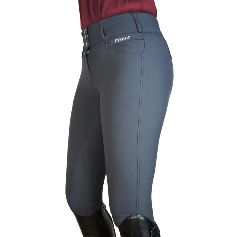 Pikeur Candela II McCrown Full Seat Ladies Breeches - Dark Shadow