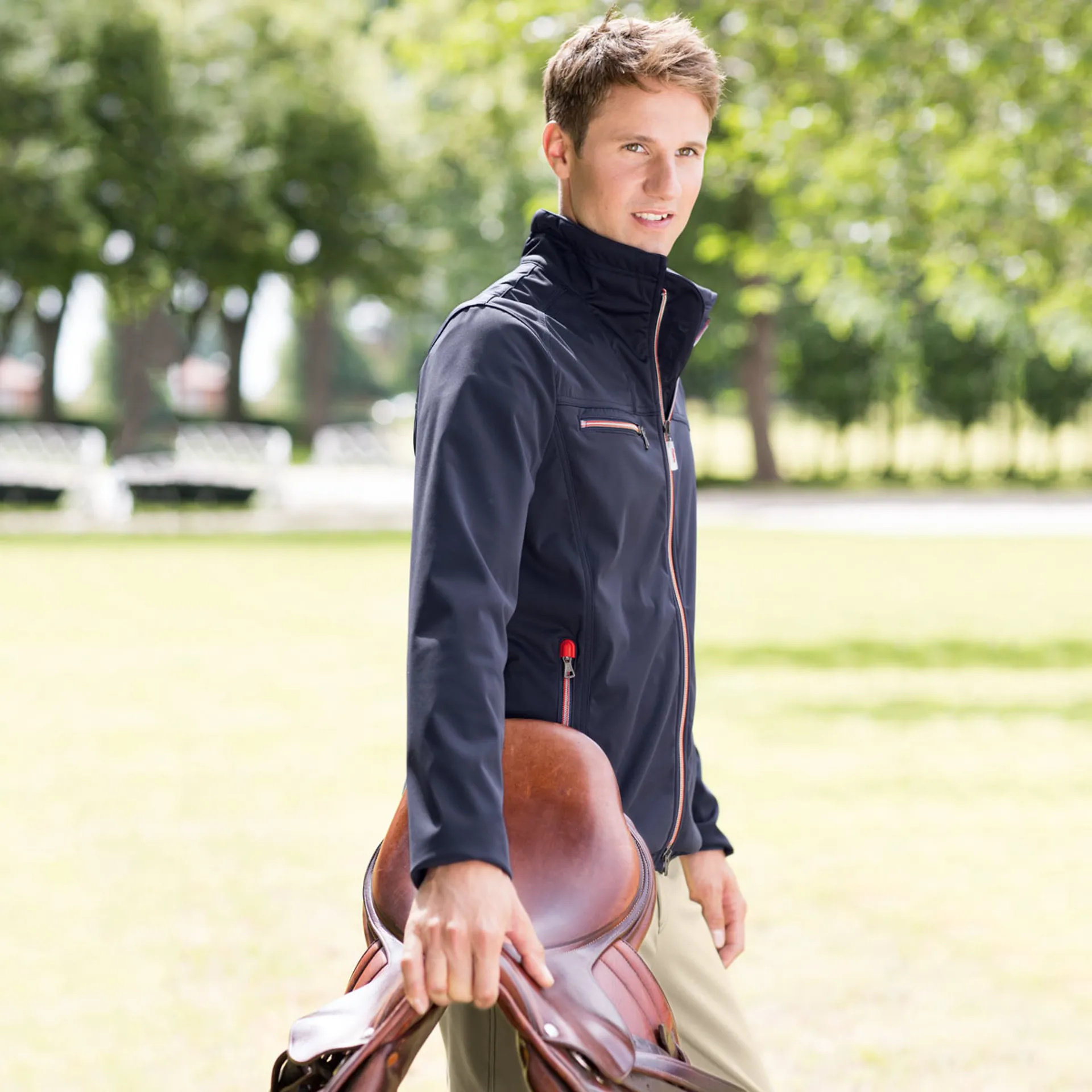 Pikeur Lazar Mens Softshell Jacket - Dark Navy