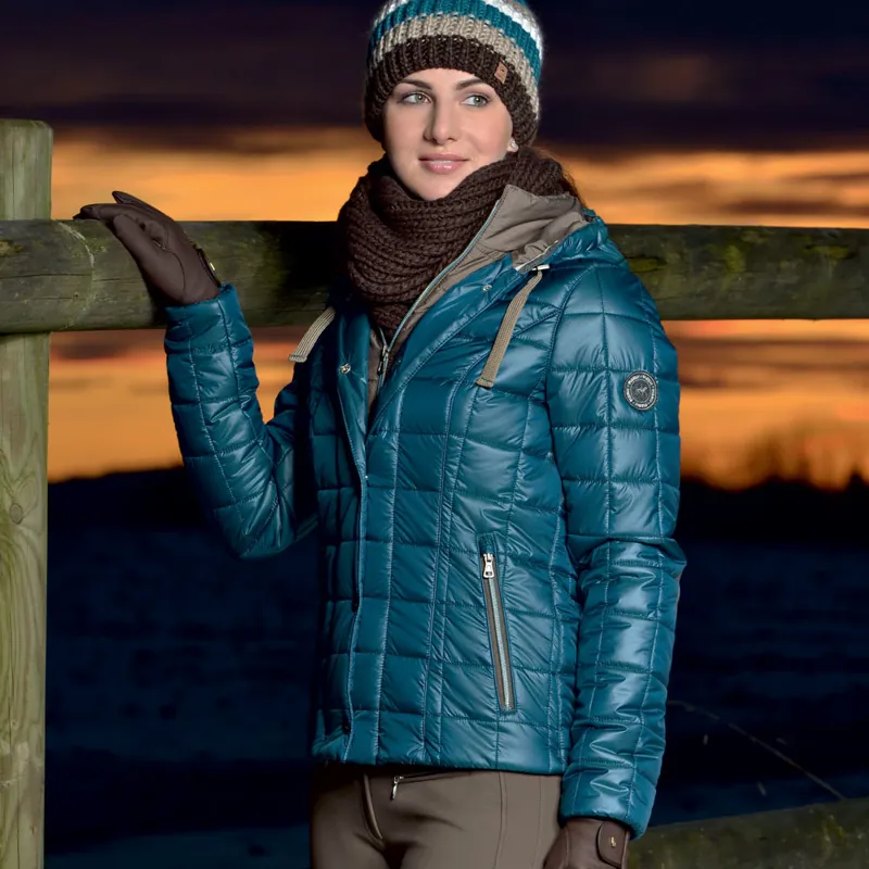 Pikeur Lucita Ladies Quilted Jacket - Petrol Blue