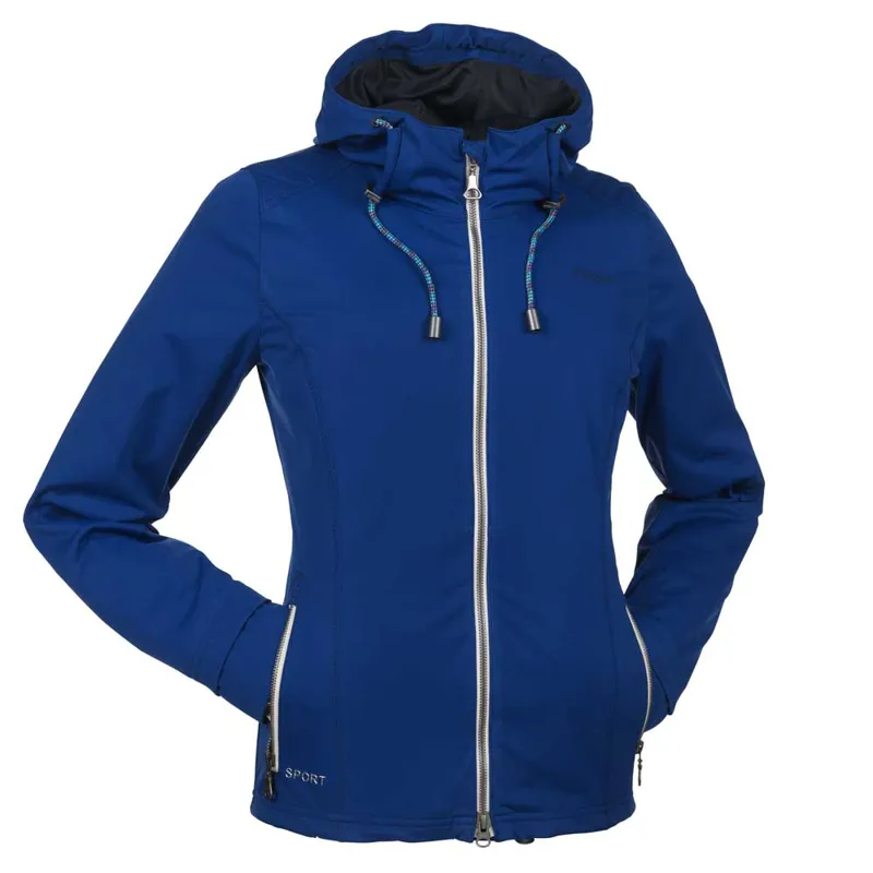 Pikeur Nayana Ladies Softshell Jacket with Hood - Royal Blue